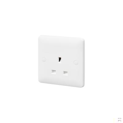 MK Electric Socket 1G Unswitched 13A White | MB780WHI | new.ie ...